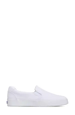 Keds® Pursuit Slip-on Sneaker - White Canvas