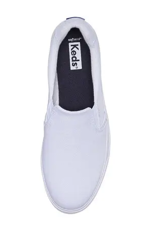 Keds® Pursuit Slip-on Sneaker - White Canvas