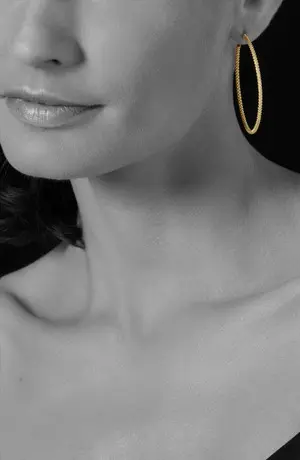 Lagos 18k Hoop Earrings