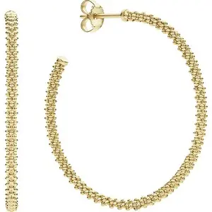 Lagos 18k Hoop Earrings - Gold