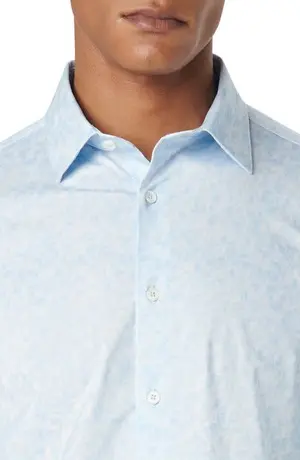 Bugatchi James Ooohcotton® Abstract Print Button-up Shirt