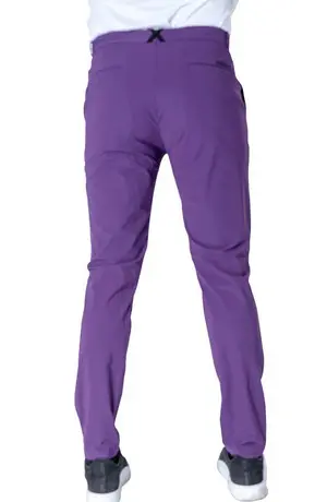 MACEOO Slim Fit Trousers - Purple