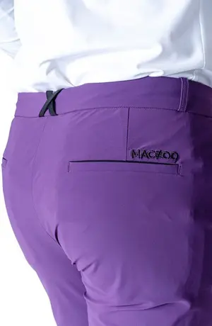 MACEOO Slim Fit Trousers - Purple