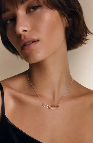 Argento Vivo Two-tone Pendant Necklace