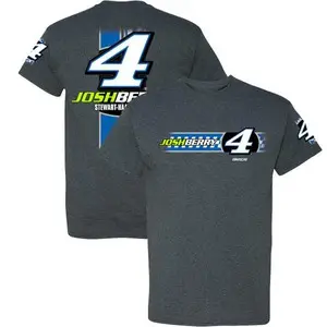 STEWART-HAAS RACING Team Collection Josh Berry Lifestyle T-shirt - Heather Charcoal