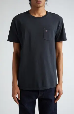 NOAH Core Logo Cotton Pocket T-shirt - Black