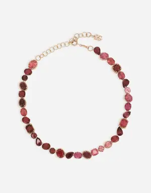 Dolce & Gabbana Rainbow Monochrome Necklace - Rot