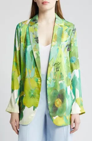 Kobi Halperin Marnie Floral Print Blazer