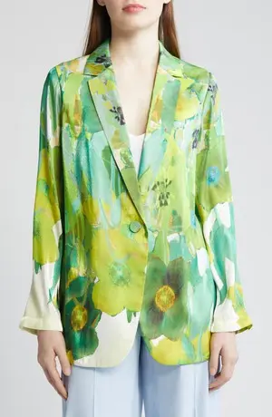 Kobi Halperin Marnie Floral Print Blazer