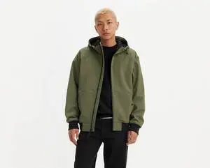LEVI'S Soft Shell Hoodie Bomber Jacket - Thyme