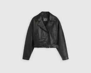LEVI'S Belted Crop Moto Jacket