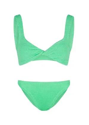 Hunza G Hunza G Juno Seersucker Bikini Lime