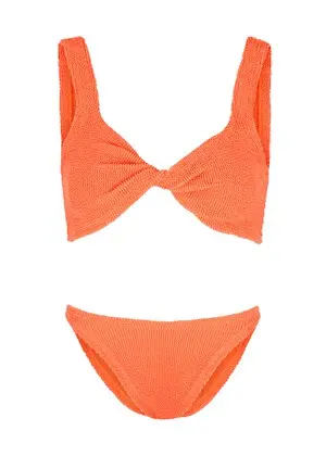 Hunza G Hunza G Juno Seersucker Bikini Orange