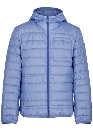 Moncler Pulao Quilted Shell Jacket - Light Blue