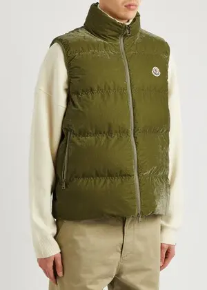 Moncler Natadola Quilted Flocked Gilet