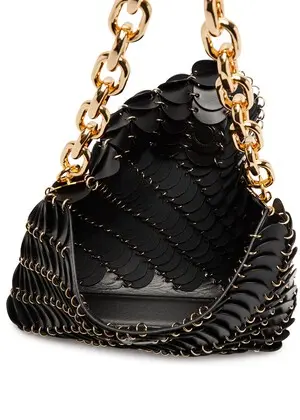 Rabanne Paco Disc Leather Shoulder Bag