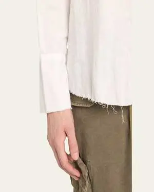 GREG LAUREN Linen Studio Shirt