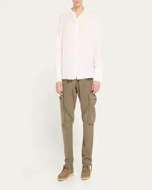 GREG LAUREN Linen Studio Shirt