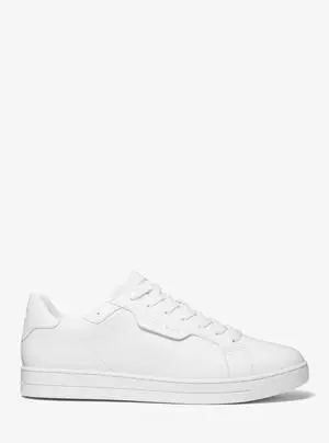 Michael Kors Keating Leather Sneaker In Size By