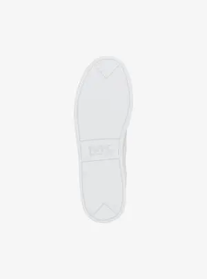 Michael Kors Keating Leather Sneaker In Size By