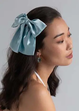 JENNIFER BEHR Tilly Bow Barrette - Powder