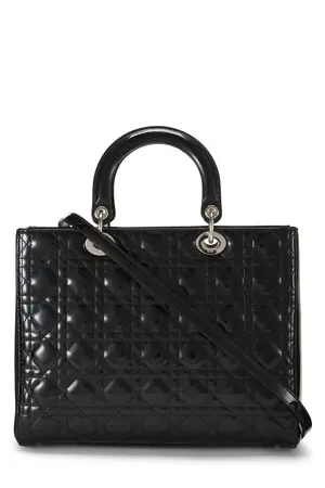 Dior Cannage Patent Leather Lady
