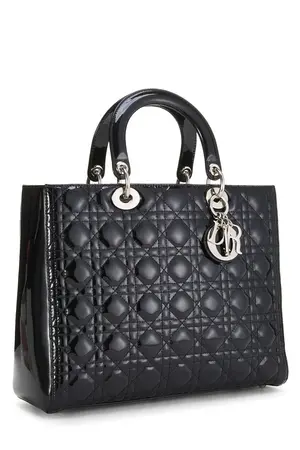 Dior Cannage Patent Leather Lady