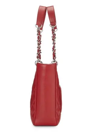 Chanel Quilted Caviar Petite Shopping Tote