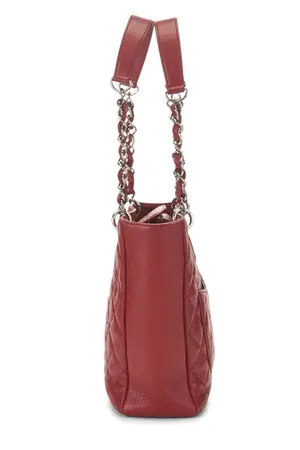 Chanel Quilted Caviar Shopping Tote