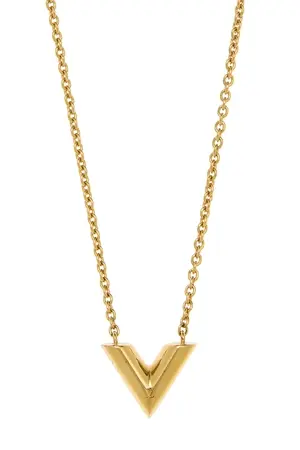 LOUIS VUITTON Essential V Necklace