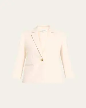 Vince Shrunken Blazer - Off White