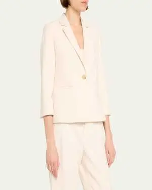 Vince Shrunken Blazer - Off White