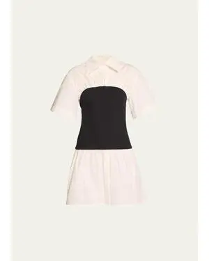 Anna Quan Kali Combo Mini Shirtdress