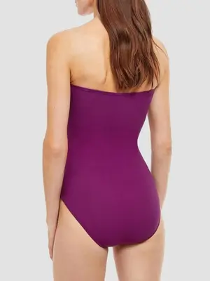 GOTTEX Wild Flower Bandeau One-piece Swimsuit