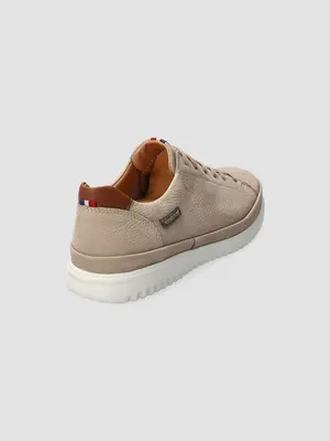 Mephisto Thomas Leather Low-top Sneakers - Sand