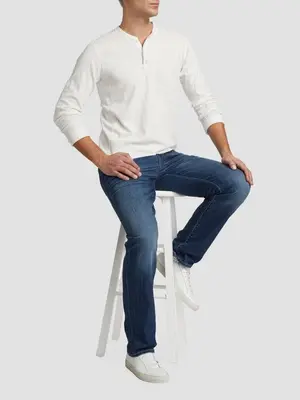 7 For All Mankind Stretch Straight-leg Jeans