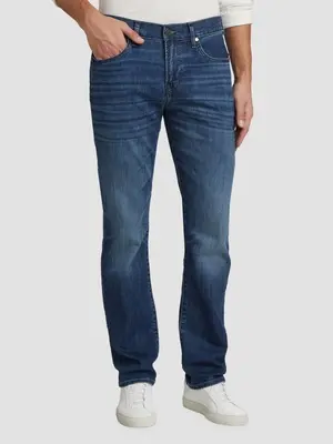 7 For All Mankind Stretch Straight-leg Jeans