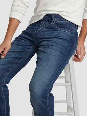7 For All Mankind Stretch Straight-leg Jeans