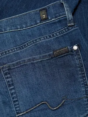 7 For All Mankind Stretch Straight-leg Jeans