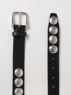 GOLDEN GOOSE Studded Leather Belt