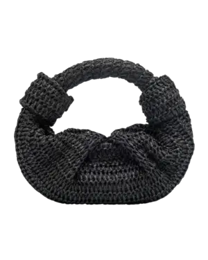 SIMONMILLER SIMONMILLER Lopsy Knot Top-Handle Bag - Black