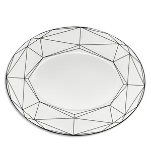 Prouna Gem Cut Onyx Oval Platter