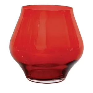 VIETRI Contessa Stemless Wine Glass Red