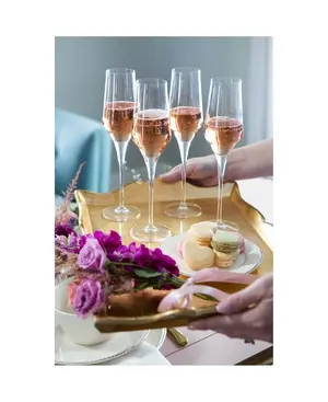 VIETRI Contessa Champagne Glass - Clear