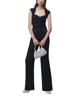 Simkhai Kyra Wide Leg Trousers - Black