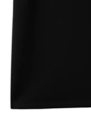 REISS Bradley Interlock Slim Fit Crewneck Tee - Black