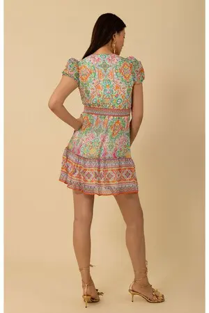 Hale Bob Aubrey Chiffon Dress