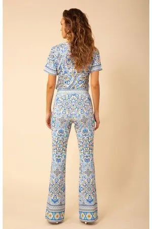 Hale Bob Aliyah Jersey Pant - Blue