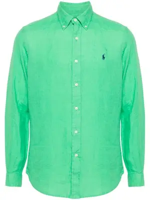 Polo Ralph Lauren Polo Pony Linen Shirt - Green