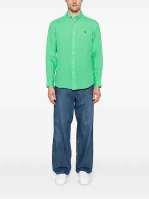 Polo Ralph Lauren Polo Pony Linen Shirt - Green